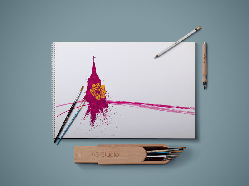 Graphics elements for poster design by Arthur Banga on Dribbble