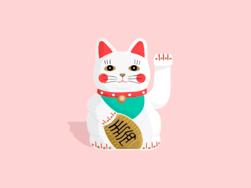 Maneki neko animation store