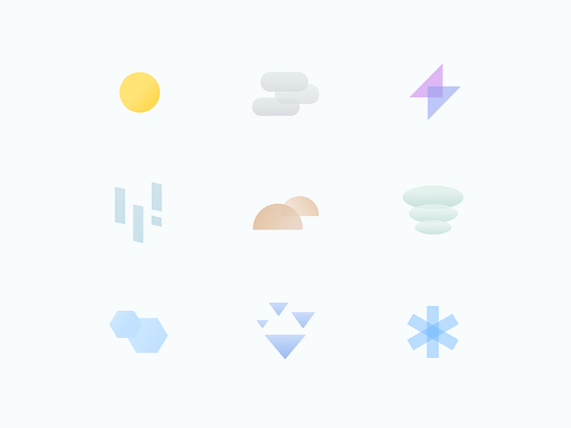 Weather icon by samson58 on Dribbble