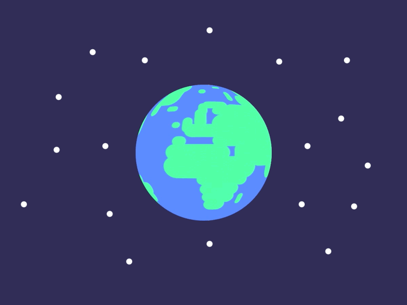 Earth Orbit Gif