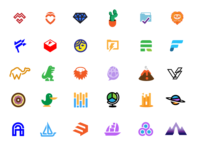 Lots of logos by Kyle Lambert on Dribbble