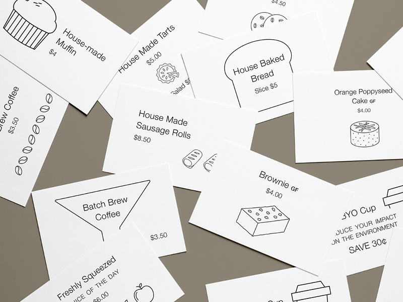 Custom food cards by Georgie McKenzie Graphic Design on Dribbble