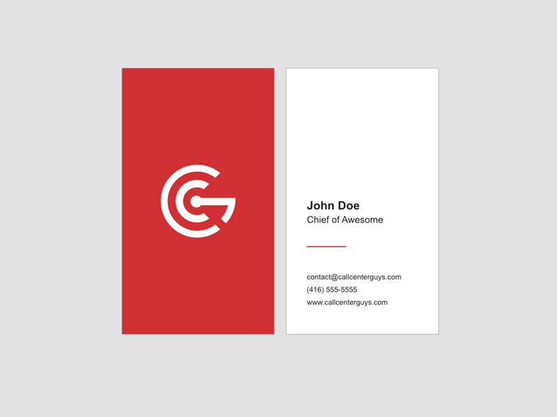 CCG Business Cards by Arjune Selvarajan on Dribbble