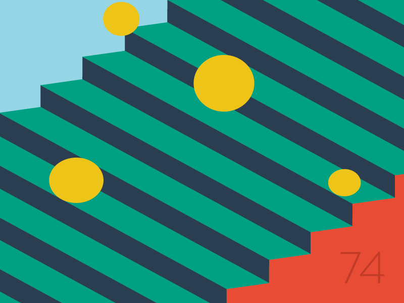 74/100: Stair Ball Bounce by DeAndre Purdie on Dribbble