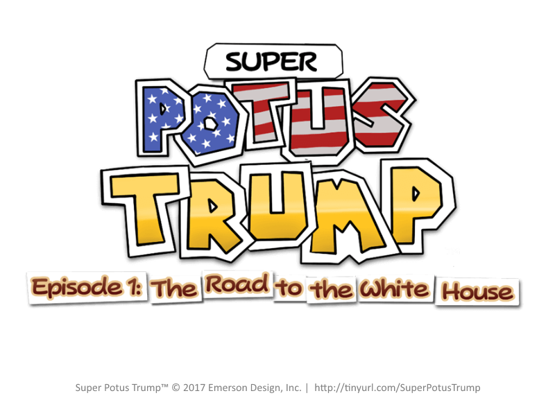 Super Potus Trump™: Logo by Emerson on Dribbble