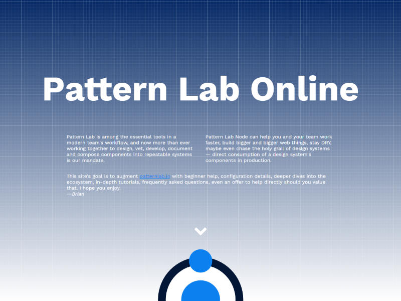 Pattern Lab Online by Brian Muenzenmeyer on Dribbble