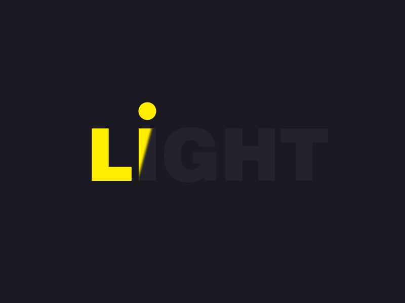 Light | Creative Word by Sachin Parekh on Dribbble
