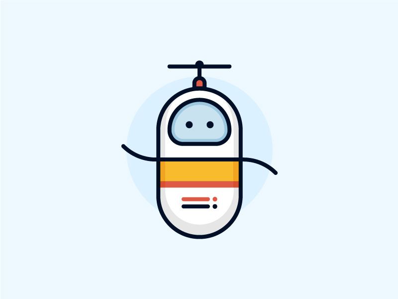 Space Bot by Isaac on Dribbble
