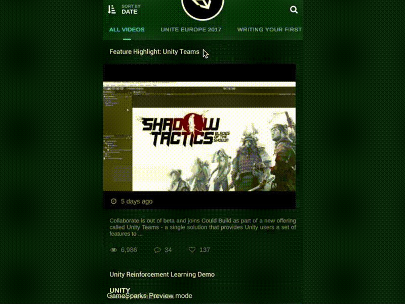 Unity3D Community App for iOS & Android by Ali RAZA on Dribbble