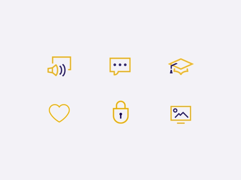 Icon Hover Animations by Simon Ward for VIA Creative on Dribbble