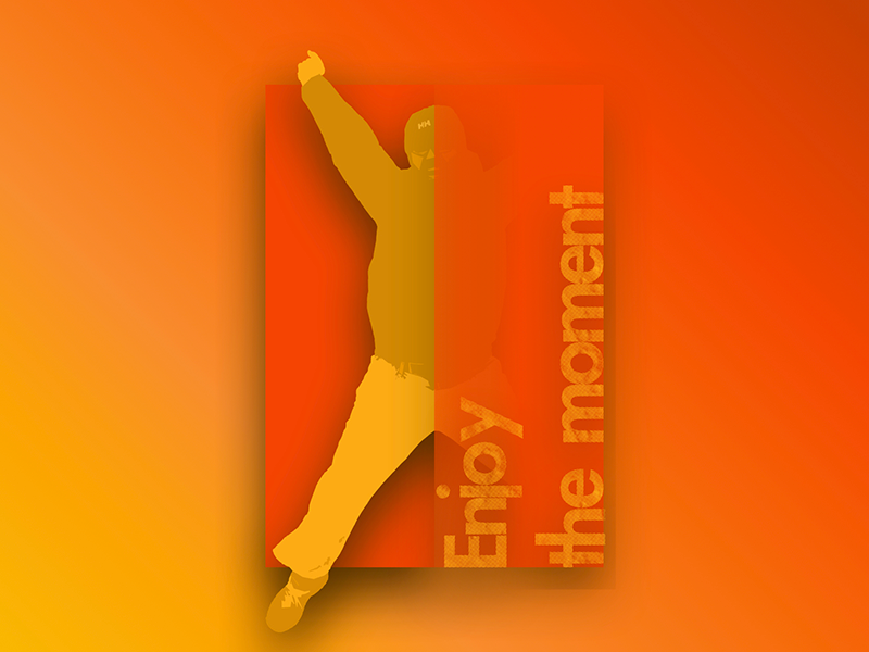 Enjoy Poster by Mehmet on Dribbble