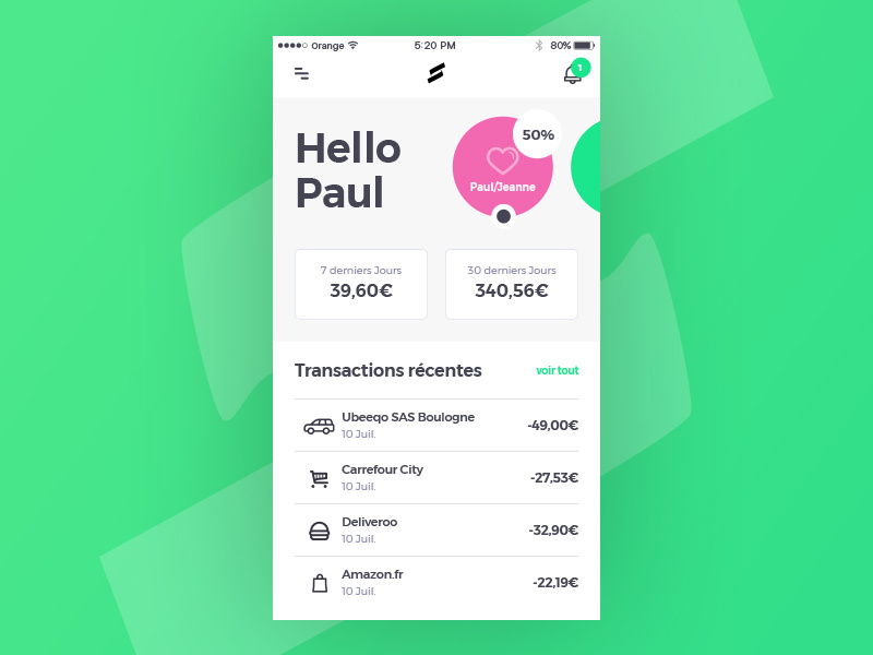 Sharepay Redesign by Bonvallet Romain on Dribbble