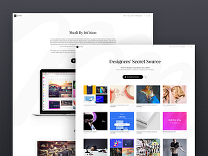 Muzli Website Redesign by Eyal Zuri for InVision on Dribbble