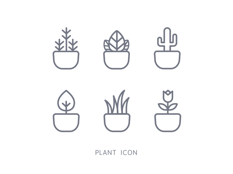 Plant Icon by Fuzihao on Dribbble