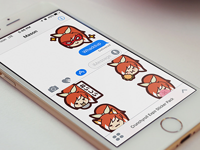 Himoji iOS stickers by Ashley Seo on Dribbble