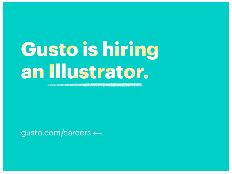 Gusto Illustrator by Camellia Neri on Dribbble