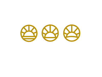 Logo Sun Variations by Payton Grant on Dribbble
