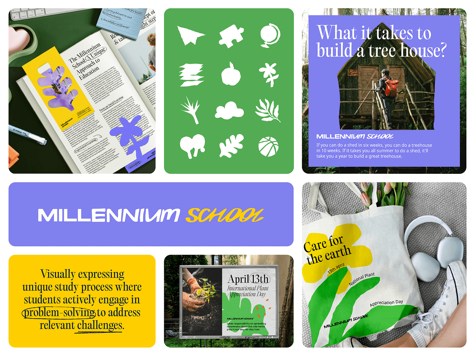 Millennium School - Visual Identity by Victoria Gasanova for Holy ...