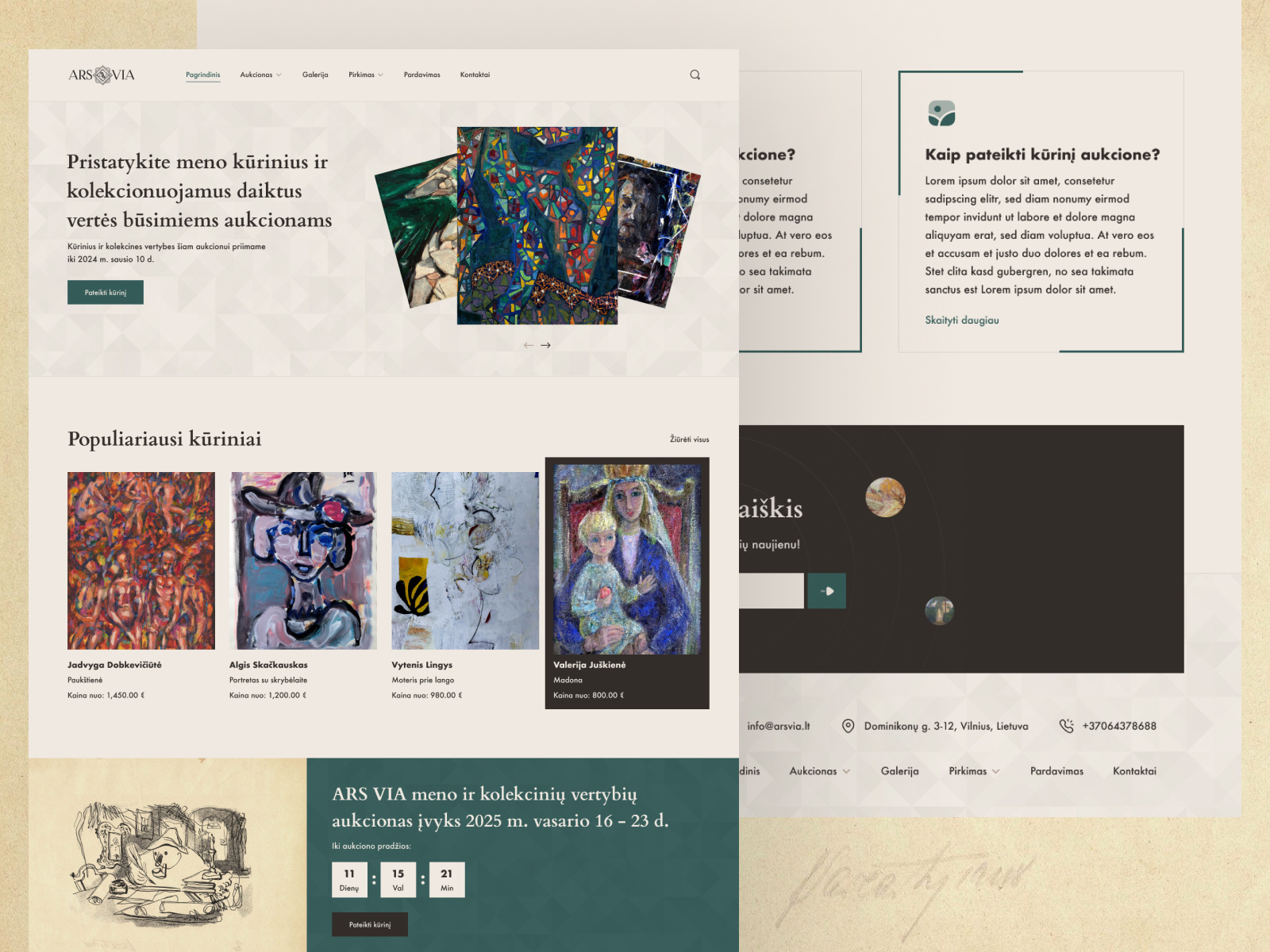 Auction Website Concept by ui.omka on Dribbble