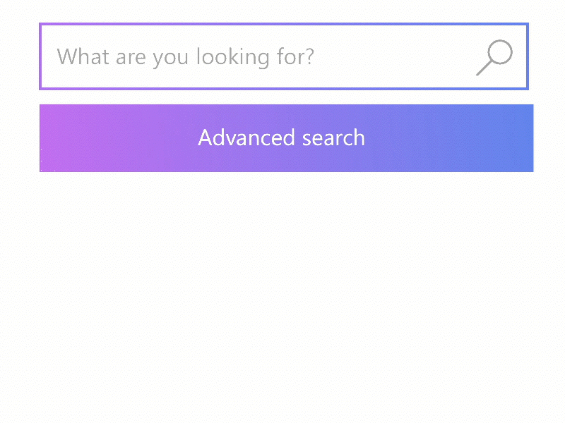 Search + Filter Animation by cheryl couris on Dribbble