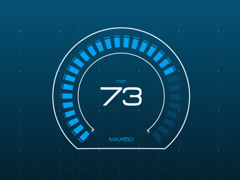 HUD Infographic by Holypix on Dribbble