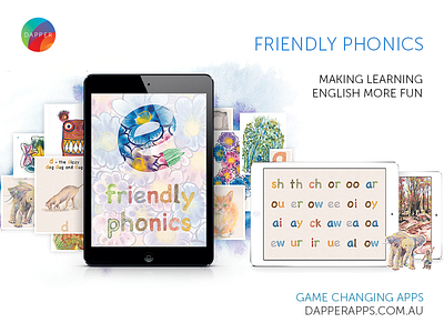 Friendly Phonics App Design and Development by Dapper Apps on Dribbble