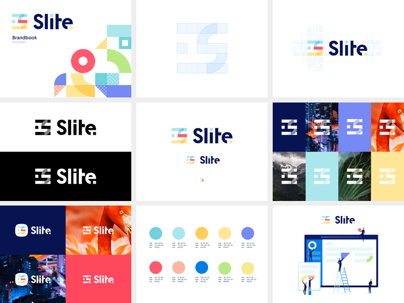 📓 Slite: Brandbook by Damien Da Costa for Muxu Muxu on Dribbble