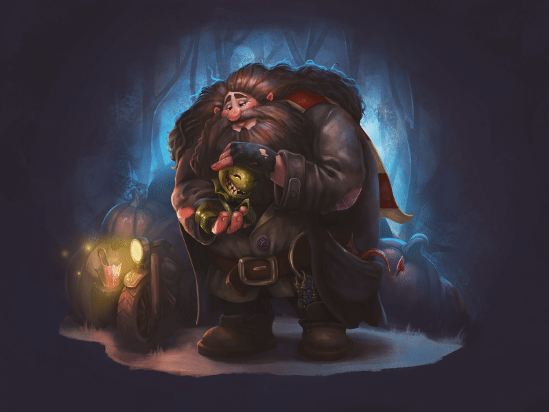 Character Animation: Rubeus Hagrid by tubik.arts on Dribbble
