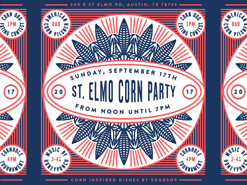 St. Elmo Corn Party by Keith Davis Young on Dribbble