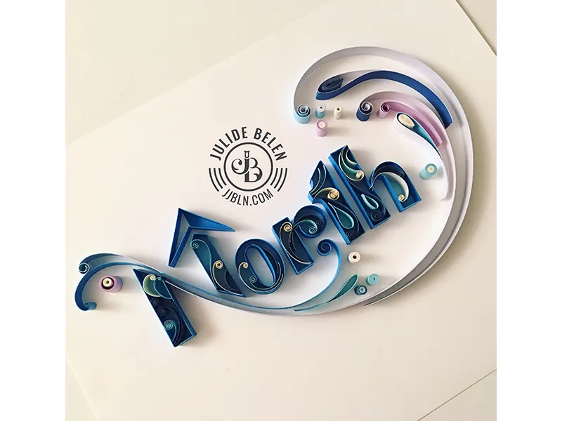 Quilled Typography designs, themes, templates and downloadable graphic ...