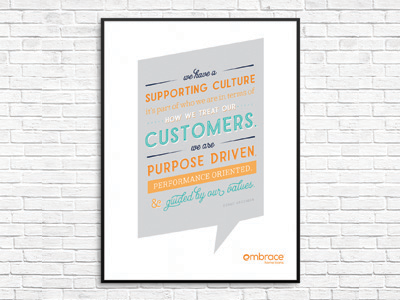 Quote Poster / Type Poster by Charlotte Saul on Dribbble