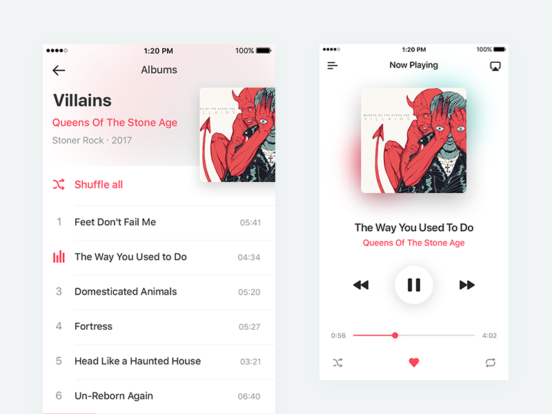 Simple Player by Dmitriy Ivanov on Dribbble