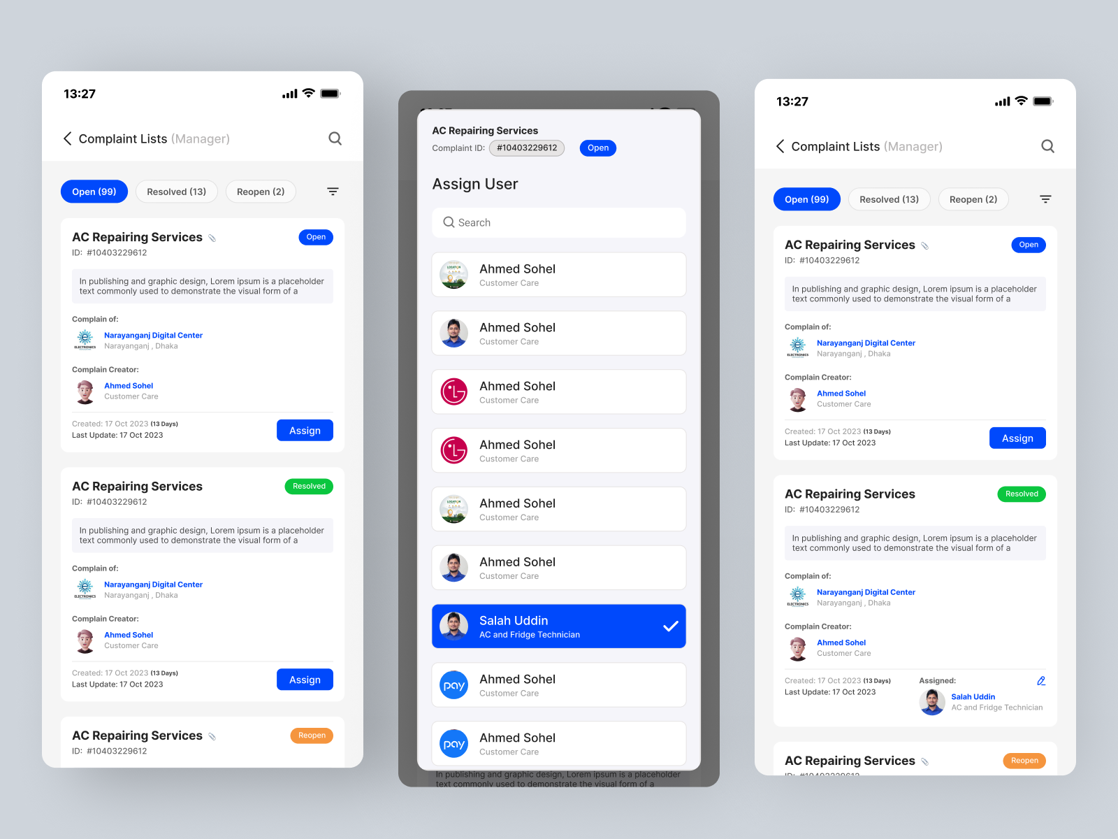 Complaint App Design by Ideaz13 on Dribbble