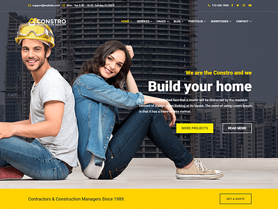 Constro - Construction Business Umbraco Theme by Potenza Global ...