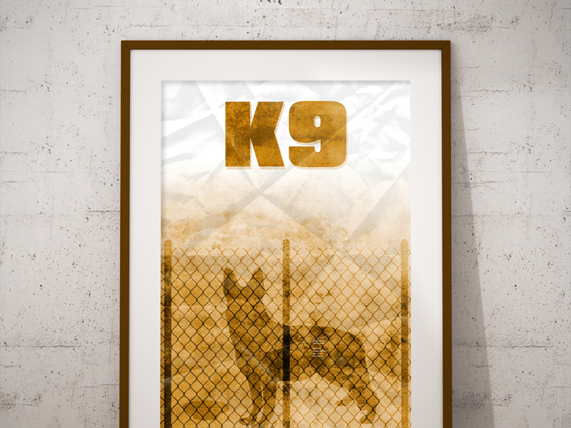 K9 Movie Poster | Typographical Project by Karl Bembridge on Dribbble