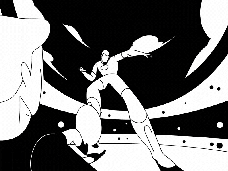The chase [gif] by Shawn Hight on Dribbble