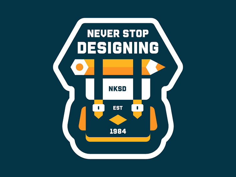 never stop designing by Kemal Sanli on Dribbble