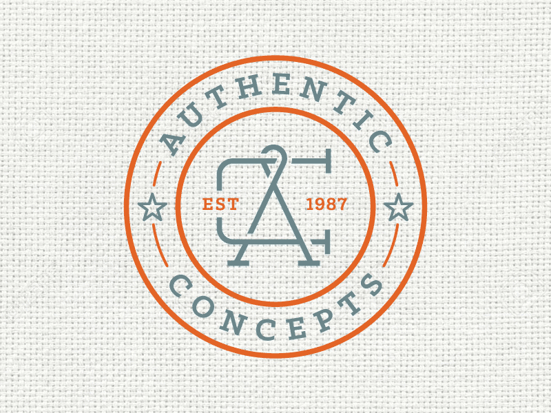Authentic Concepts Logo by Krista Hansen Welch on Dribbble