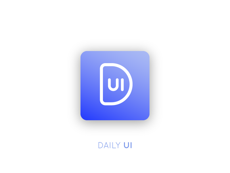 Daily UI Challenge 052 - Daily UI Logo by Will Flourance on Dribbble