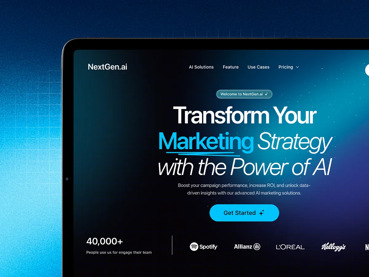 Hero Section UI designs, themes, templates and downloadable graphic ...