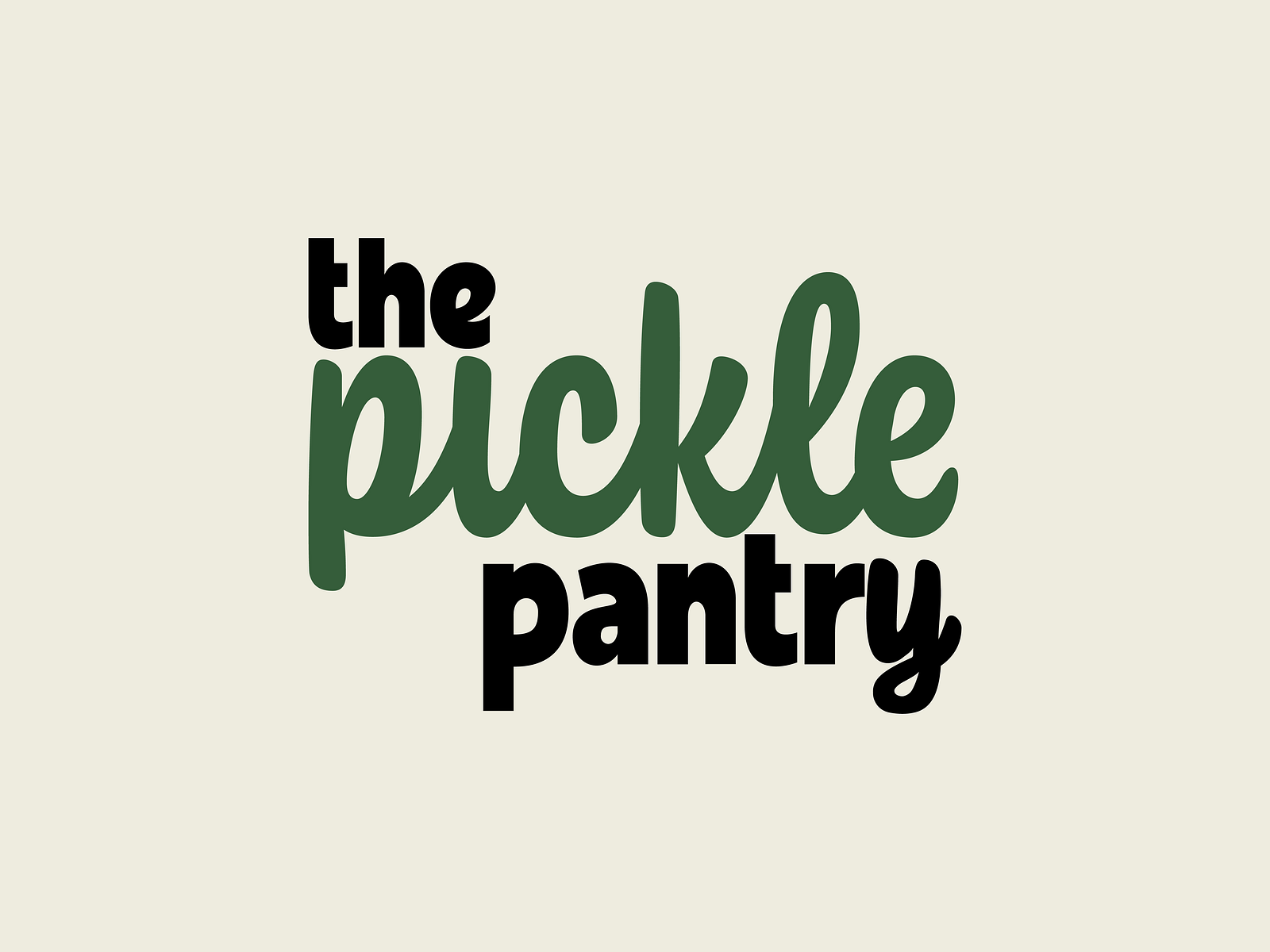 The Pickle Pantry by Nora on Dribbble