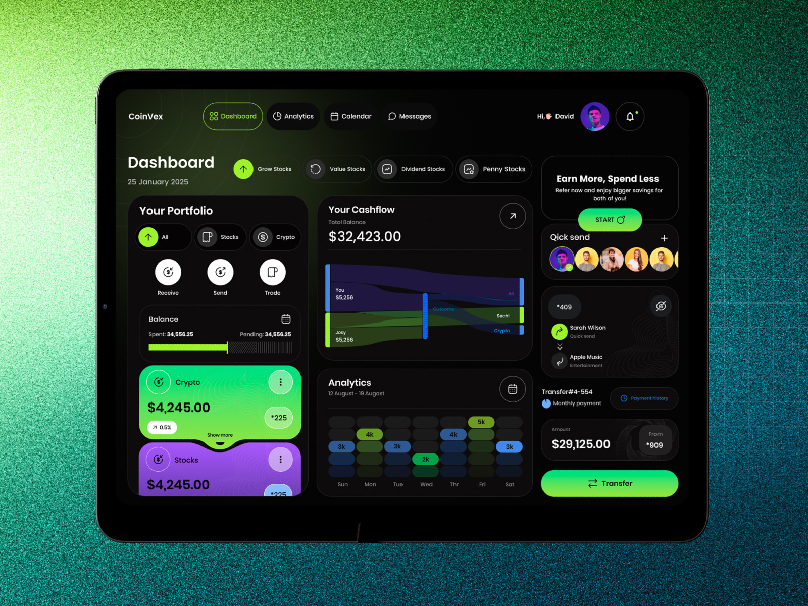 professional Project management dashboard web ui design by Roohi Koohi ...