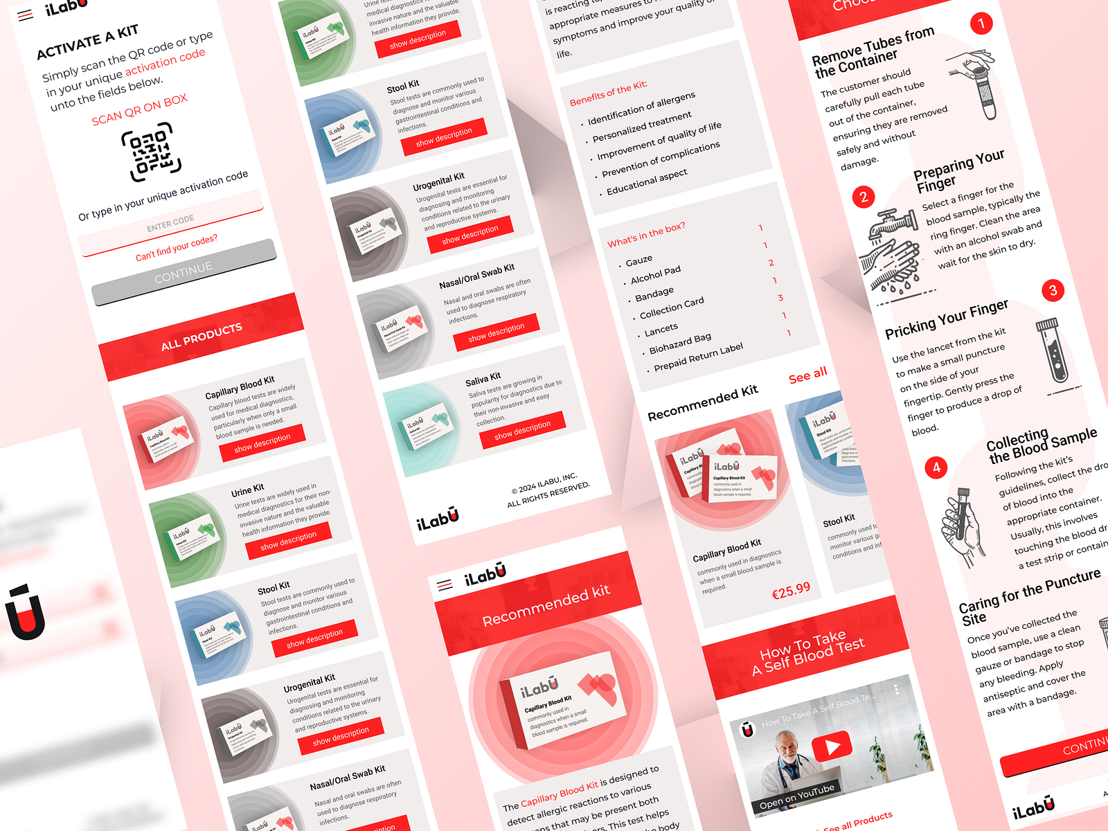 UI / UX Design Mobile Web App for iLabU by ELDEVELOP on Dribbble