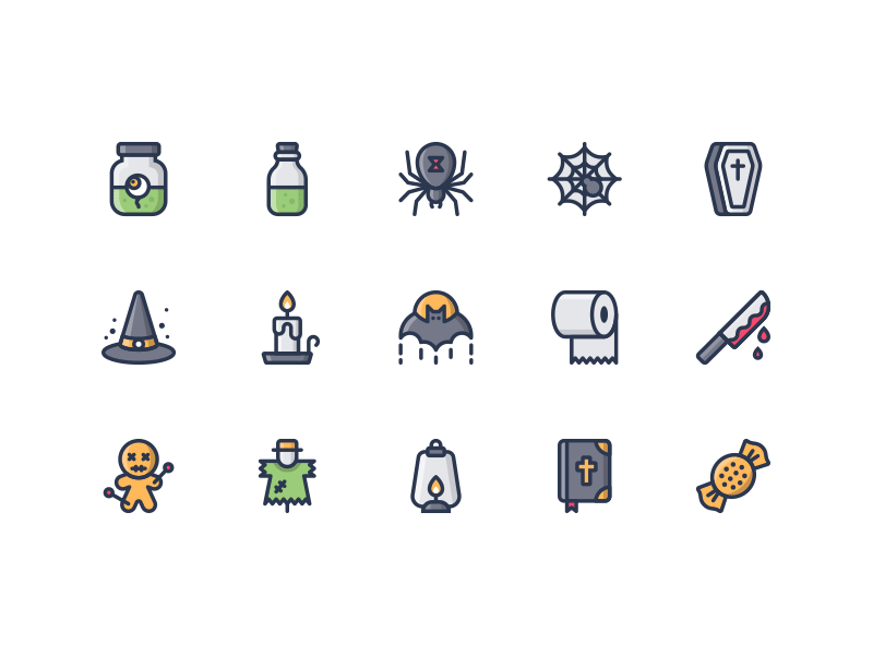 Halloween Icon Pack by Dryicons on Dribbble