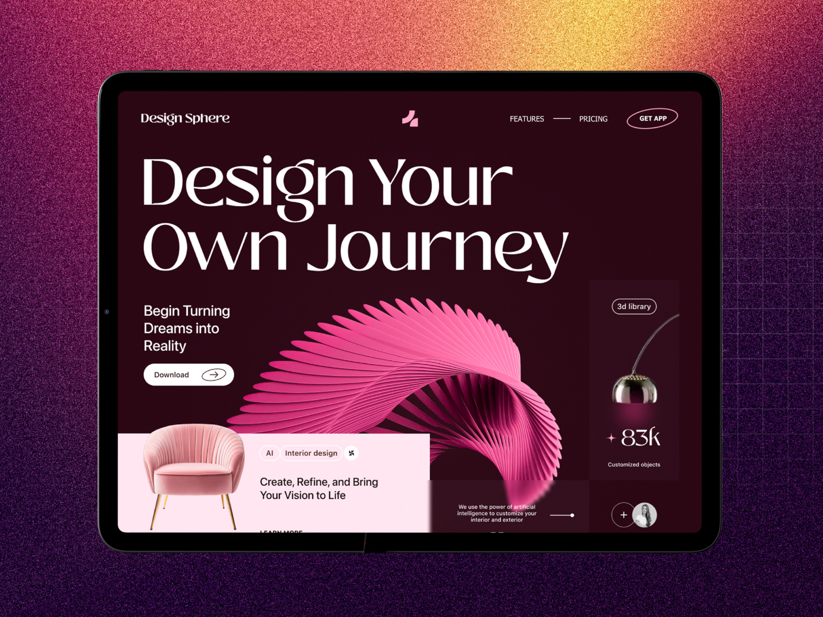 agency website ui design by Roohi Koohi on Dribbble