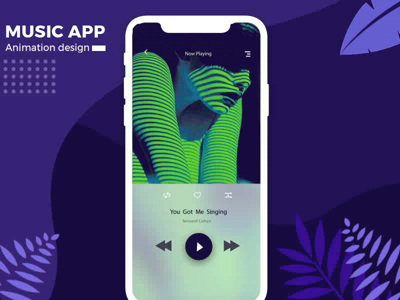 music app design by Kerwin_cao on Dribbble