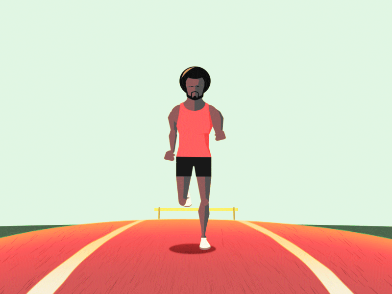 Hurdles by Mark Fain for Hook on Dribbble