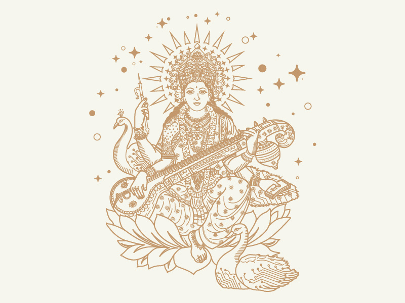 Lotus & Lion Illustration by Clayton Cunningham on Dribbble