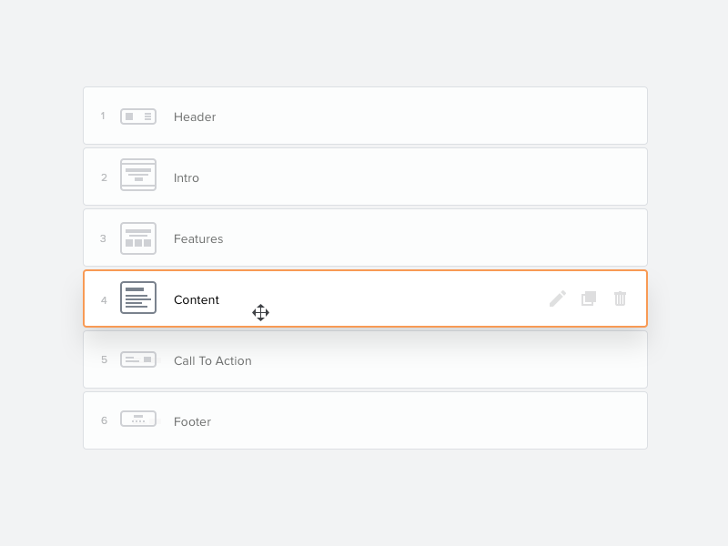Website builder by Eugene Dobrik on Dribbble