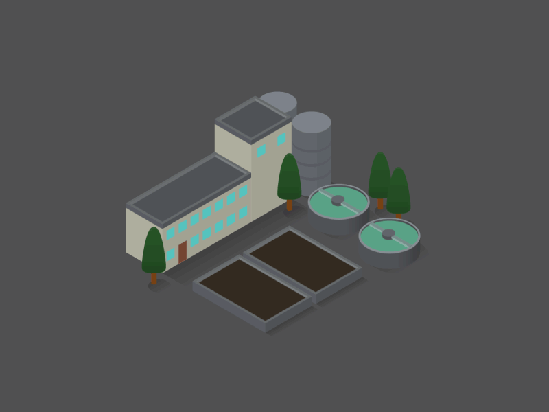 Wastewater Treatment Plant by Jason Kan on Dribbble